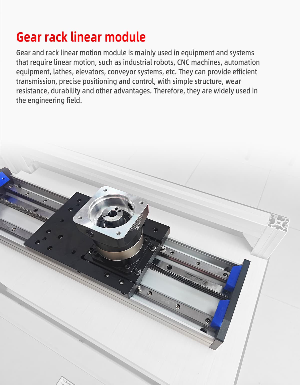 Gears and Racks Linear Motion Module - Shenzhen Jufeng Jingke AUtomation Technology Co.,Ltd